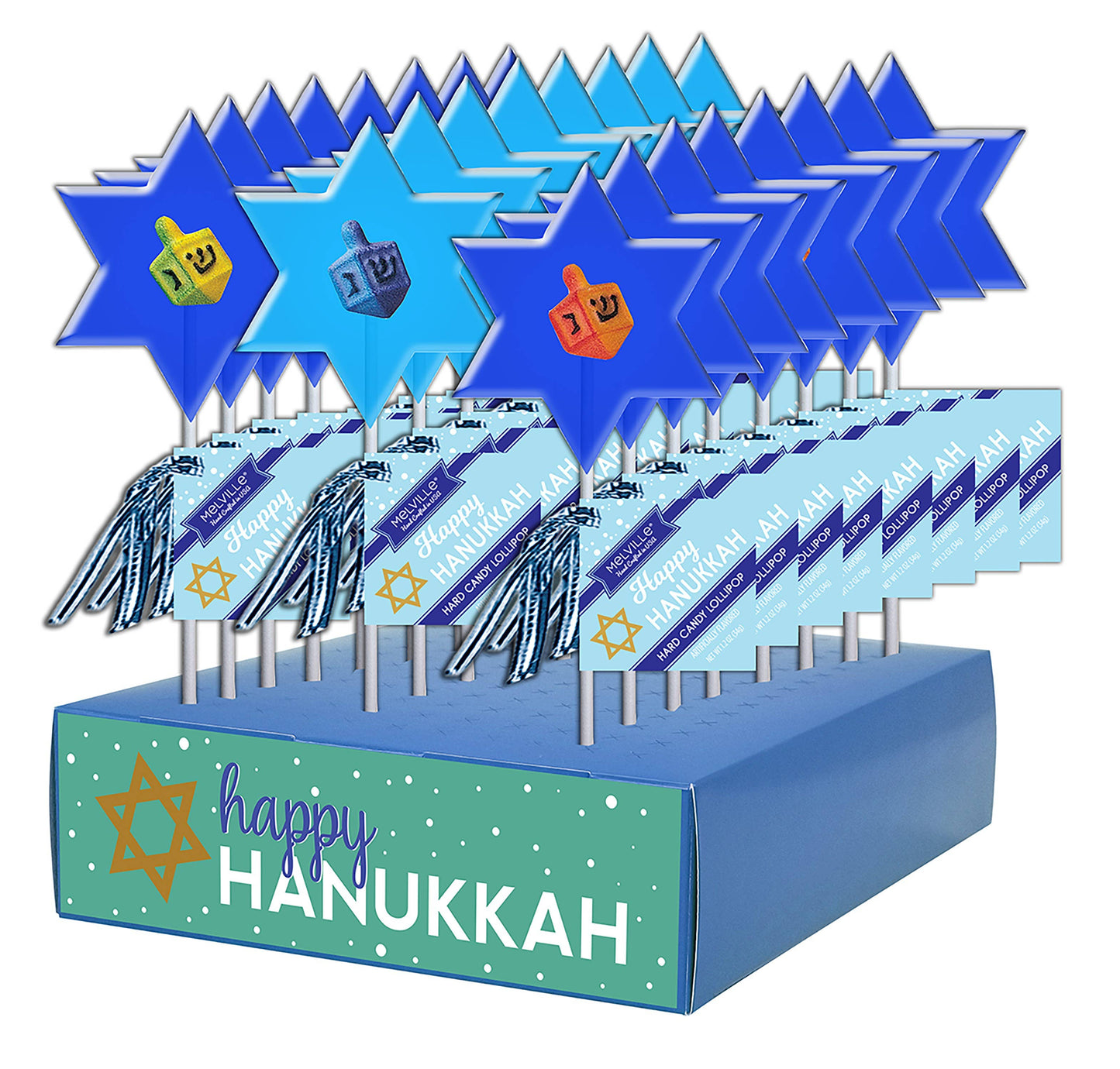 Melville Star of David Hard Candy Lollipop – MGH General Store & Flower ...